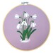 Snowdrops in the Snow Hand Embroidery Pattern Video - Etsy