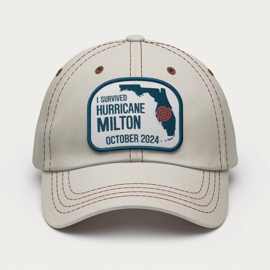 I Survived Hurricane Milton 2024 Embroidered Patches for Backpacks ...