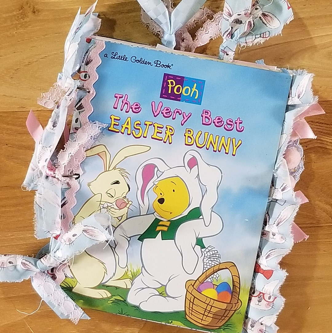 Bunny Junk Journal #3/easter Junk Journal/handmade Gift/ Little Golden ...