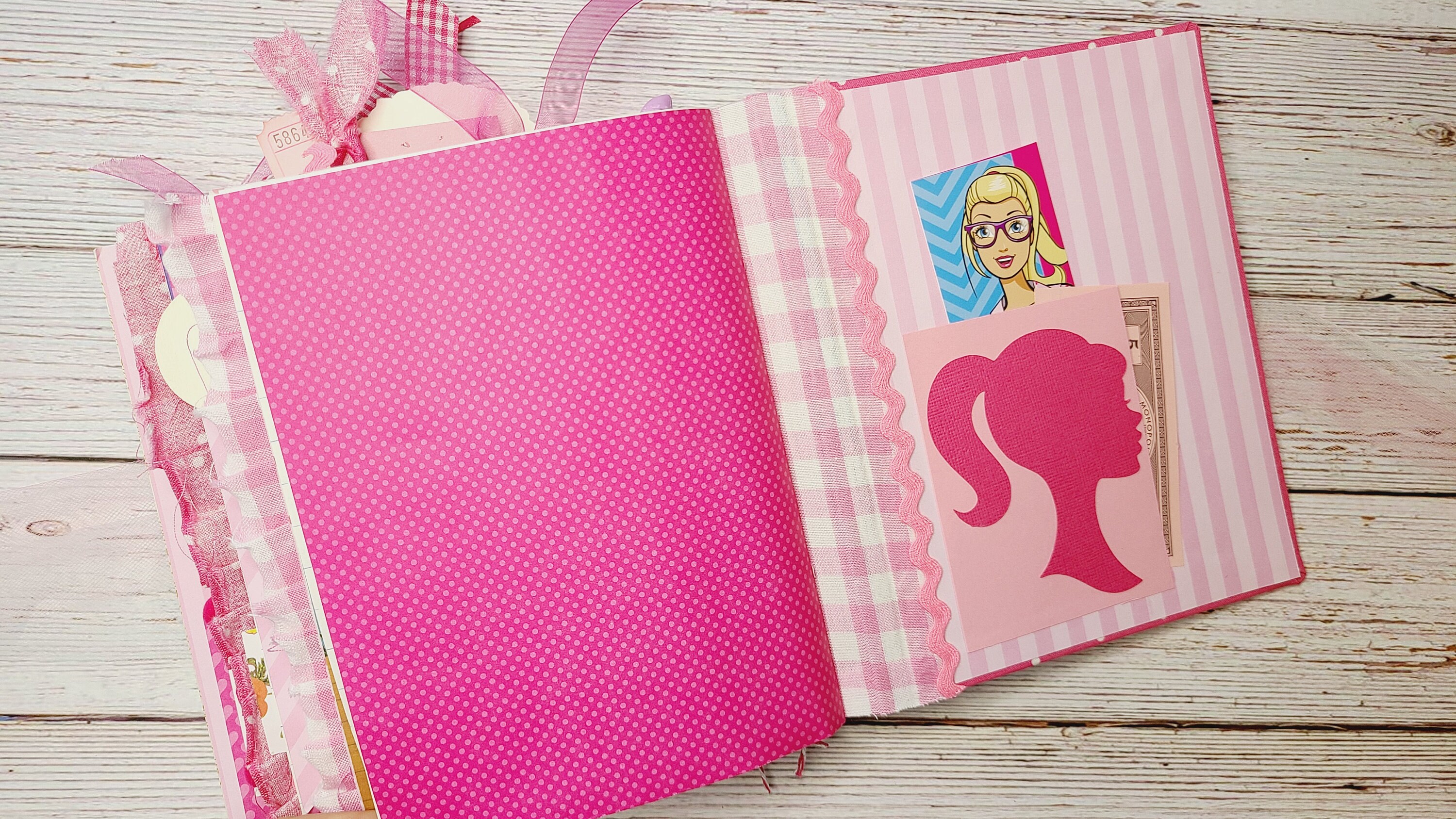Barbie Junk Journal 1/barbie Swan Lake/handmade Gift/ Little Golden ...
