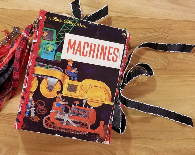 Machines Junk Journal/boy Junk Journal/handmade Gift/ Little Golden ...