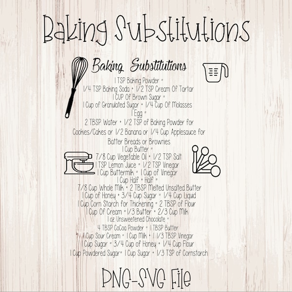 Ingredient Svg - Etsy