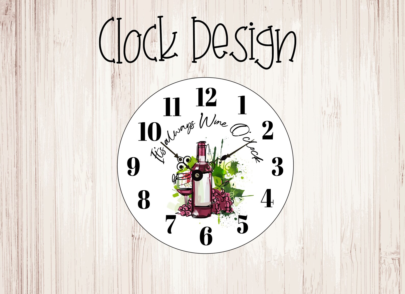 DIGITAL Download Only Clock Design-template-sublimation - Etsy Canada