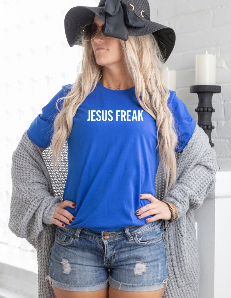 Jesus Freak Shirt Gift for Jesus Lover, Religious T-shirt, Christian ...