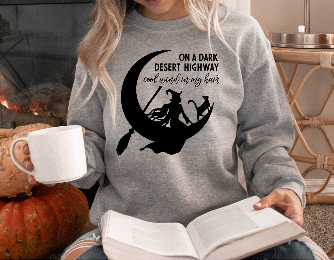 On A Dark Desert Highway Cool Wind in My Hair Witch Vibes - Etsy