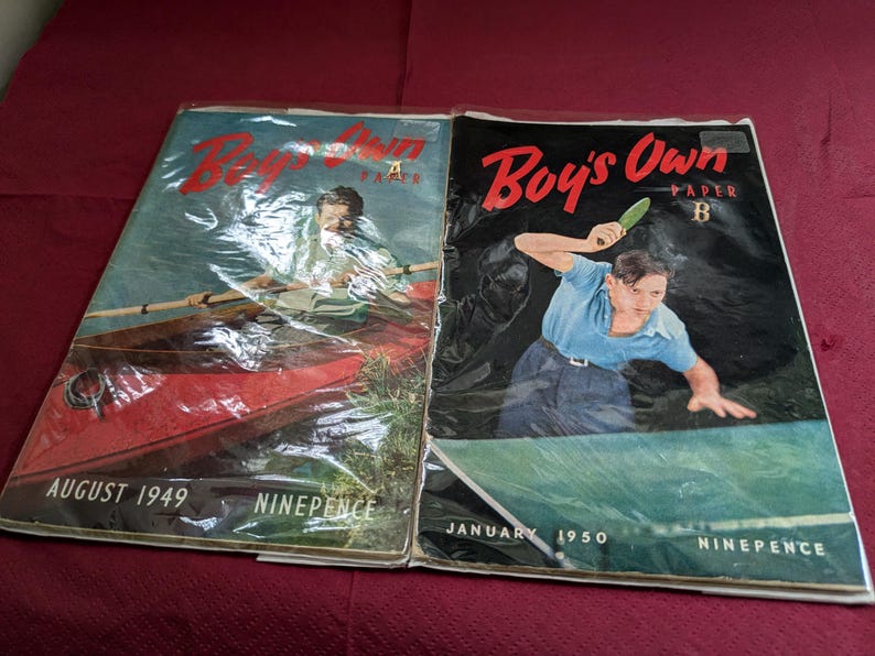 7 Editions of the Boys Own Paper Dating From 1949 to 1956 - Etsy UK