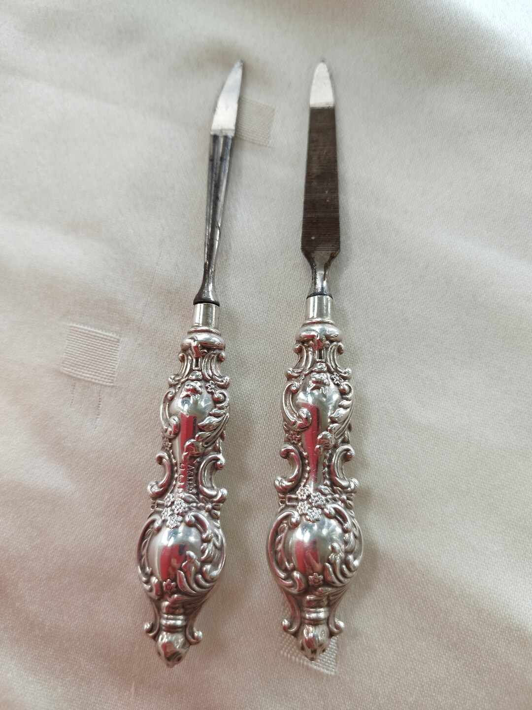 Antique Hallmarked Silver Handled Victorian Manicure Set - Etsy