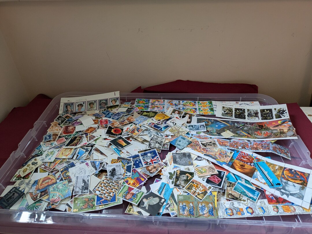 Bulk Lot of Royal Mail Postage Stamps From the 1980s and 1990s - Etsy