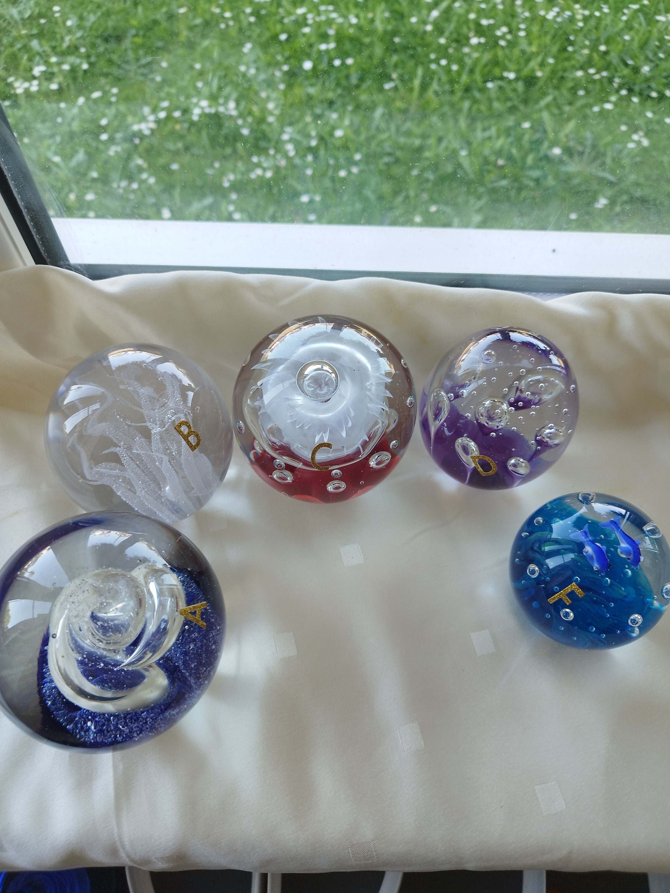 Vintage Glass Paperweights Priced per Item - Etsy UK