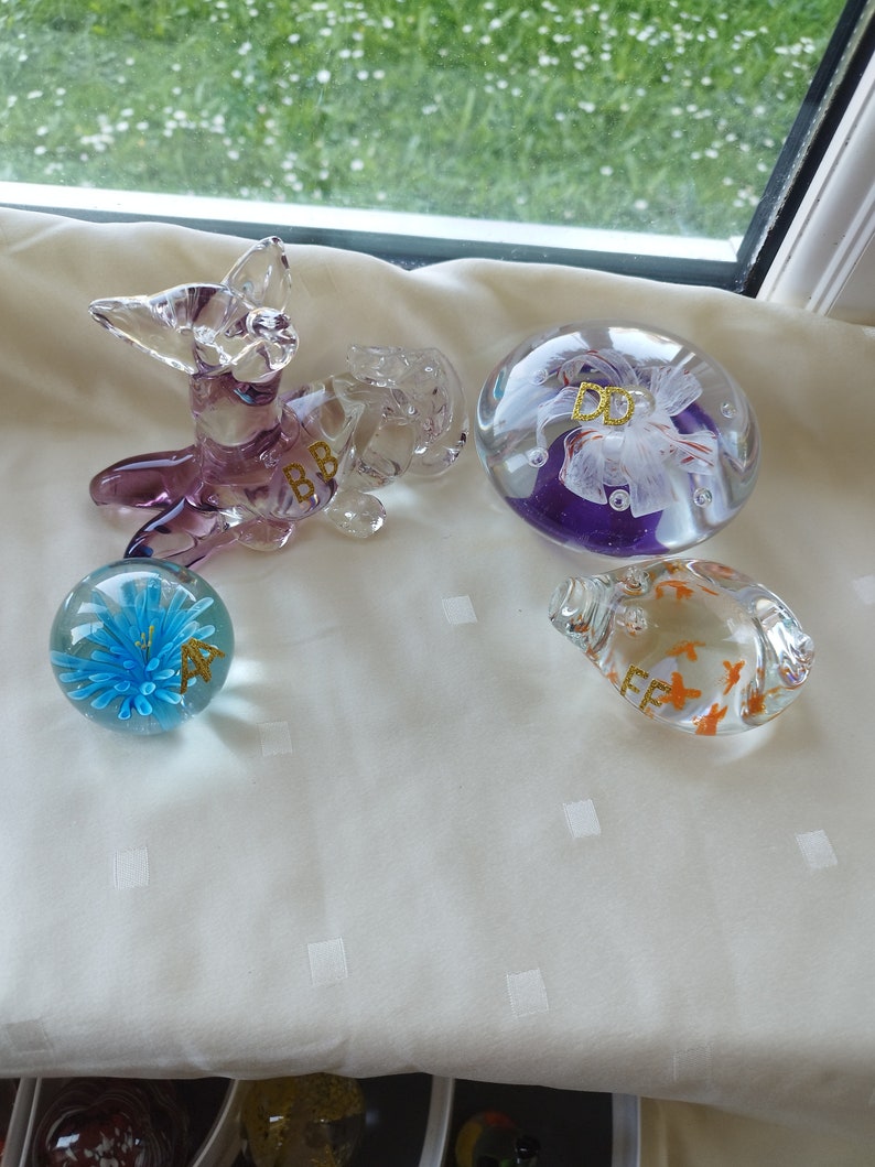 Vintage Glass Paperweights Priced per Item - Etsy