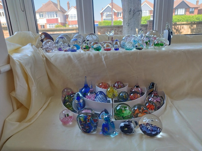 Vintage Glass Paperweights Priced per Item - Etsy