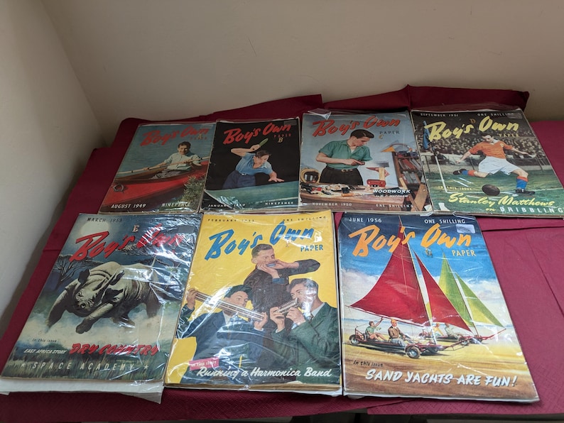 7 Editions of the Boys Own Paper Dating From 1949 to 1956 - Etsy UK
