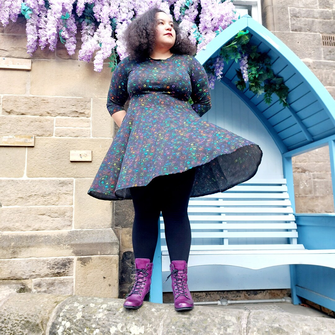 Science Dress Women's Periodic Table Skater Dress - Etsy