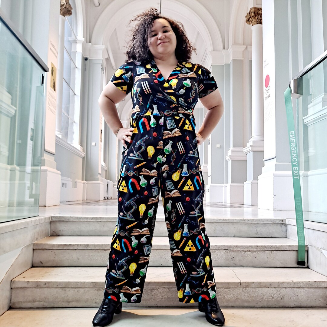 Science Jumpsuit Ms Frizzle Style Scientist Playsuit - Etsy