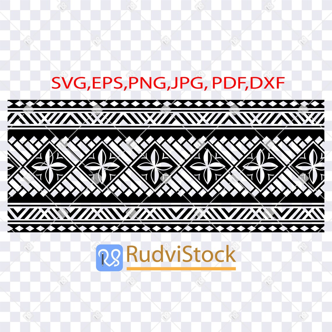 Polynesian Svg Samoan Svg Tribal Svg Art Digital Design | Etsy