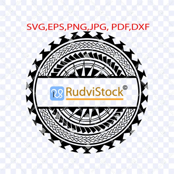 Polynesian Svg Samoan Logo Svg Tribal Svg Polynesian Circle | Etsy