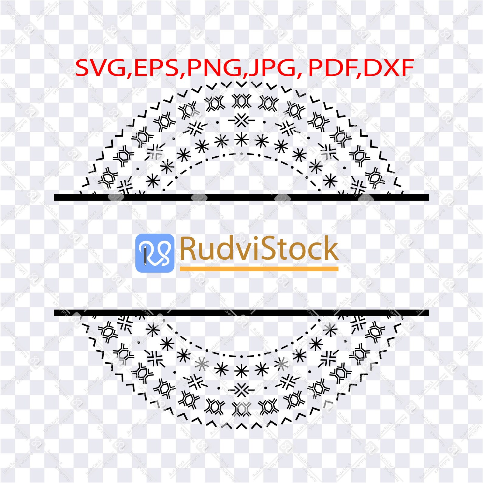 Samoan Tribal Malu Tattoo Svg Circle Border for Name Svg | Etsy