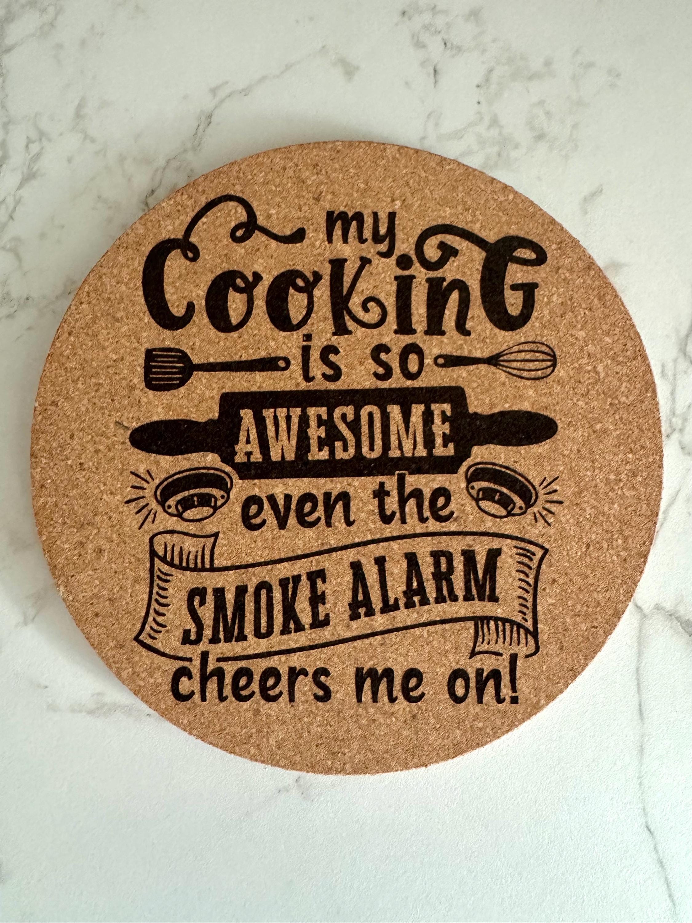 Funny Kitchen Trivet - Hot Plate - Cork Trivet - Dinner Accessories ...