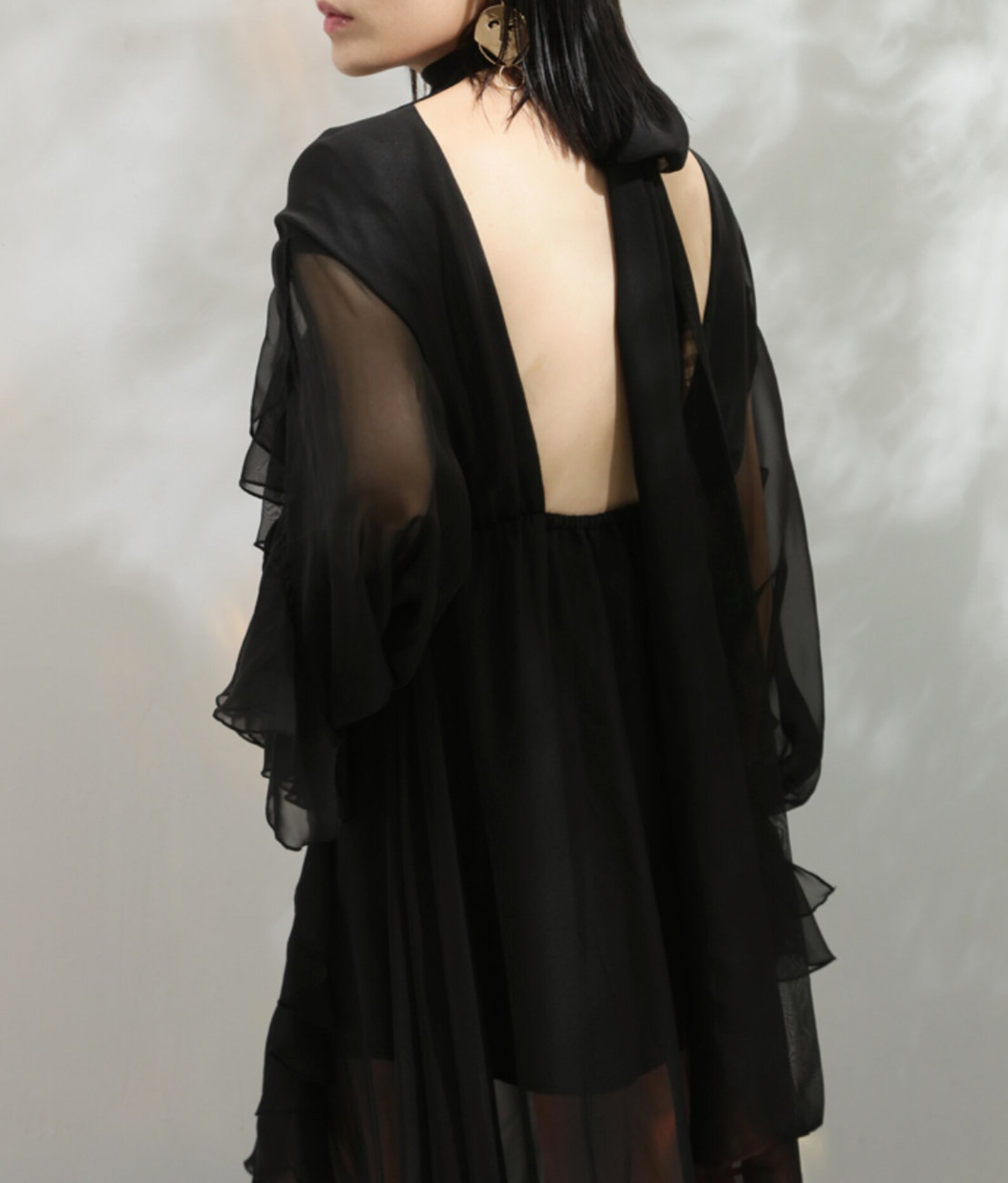 Ruffle Dress Summer Dress in White Black Chiffon Sheer - Etsy Canada