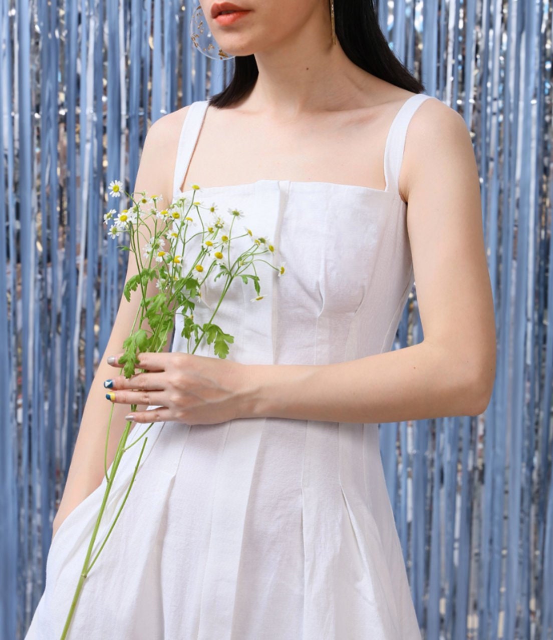 White Summer Dress | Linen Cotton Dress | Long Maxi Boho Wedding ...
