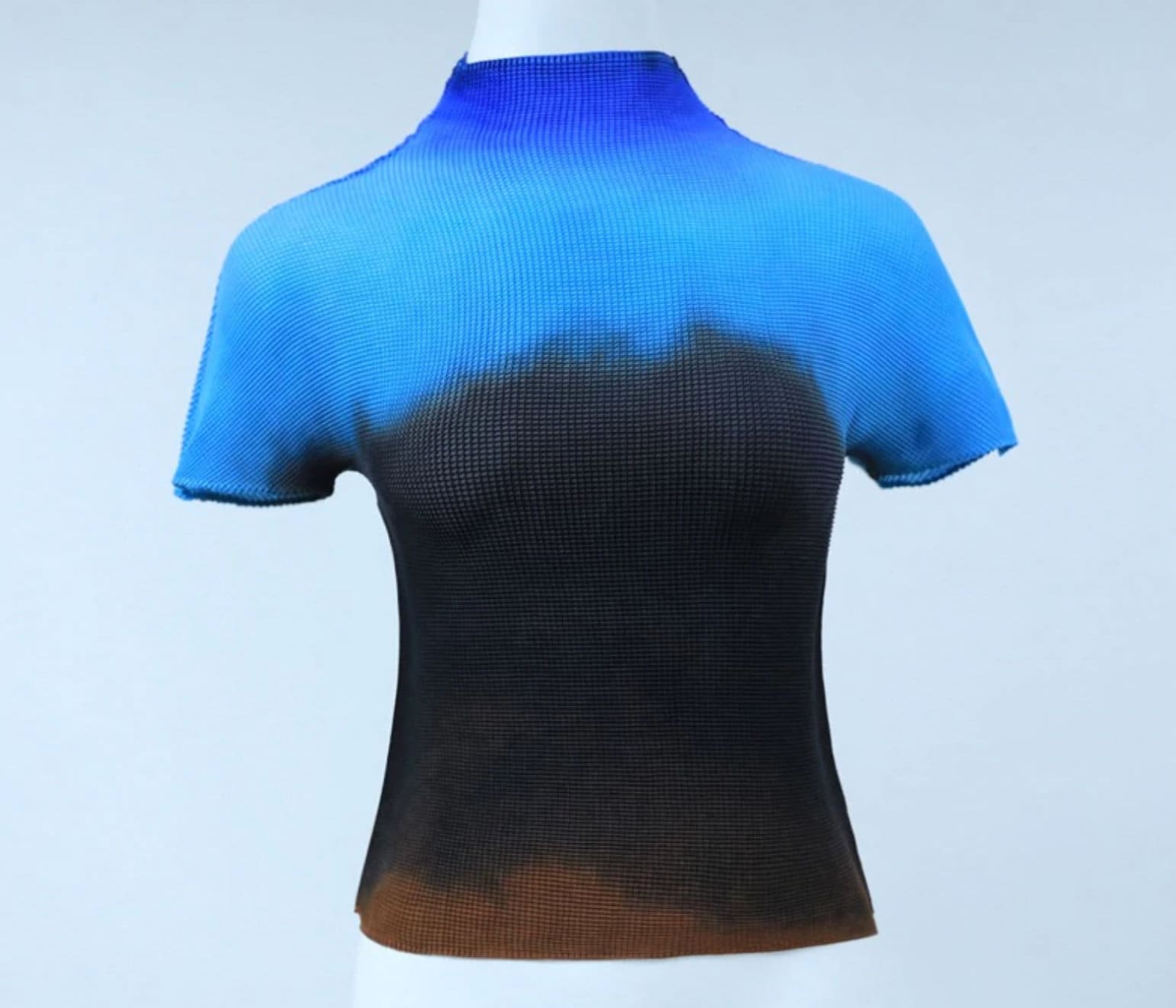 Pleated Top Pleat Shirt Textured Colorful Plisse Texture | Etsy