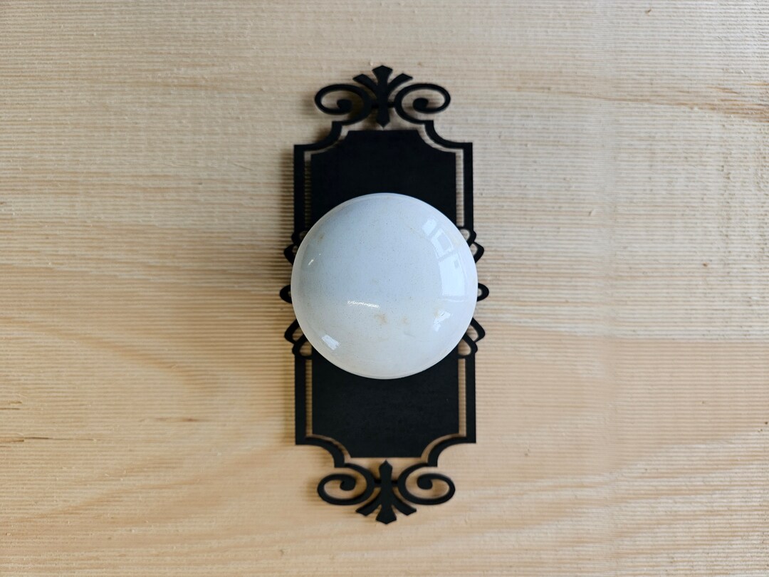 Decorative Door Knob Plates - With Permanent Adhesive - Etsy