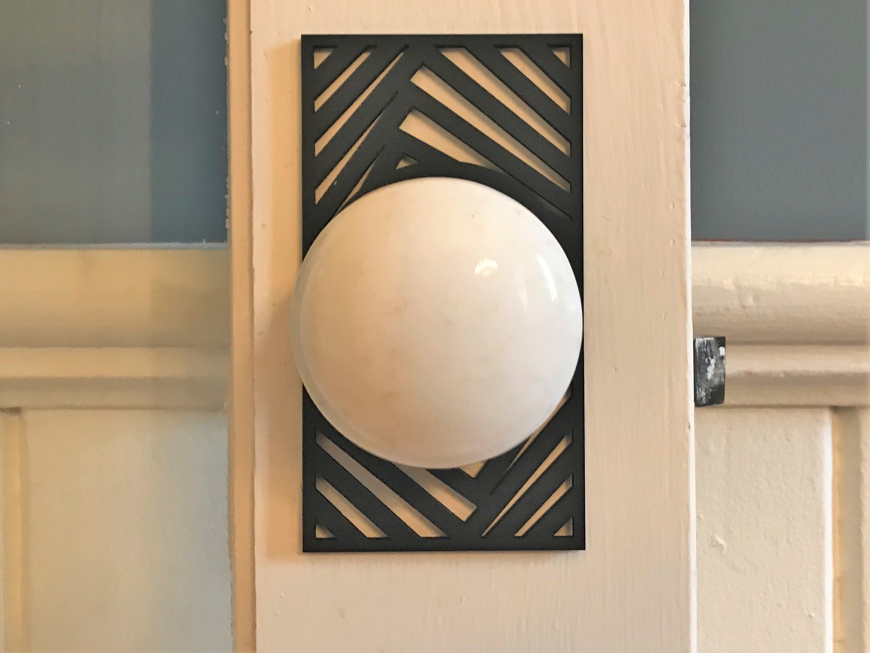 Decorative Door Knob Plates - With Permanent Adhesive - Etsy