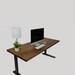 Walnut Sit Stand Desk - Etsy
