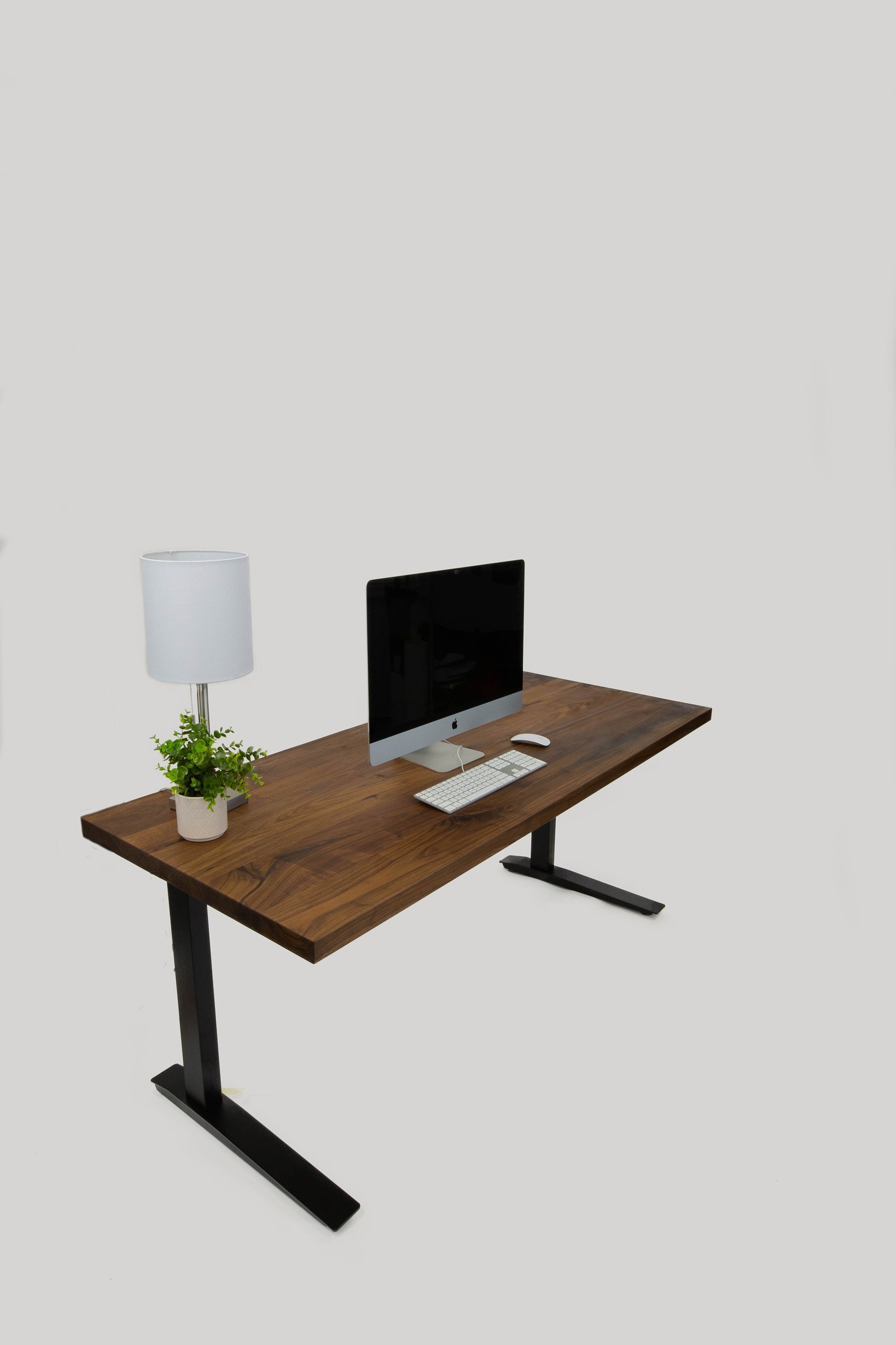 Walnut Sit Stand Desk - Etsy