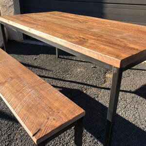 Rustic Industrial Table - Etsy