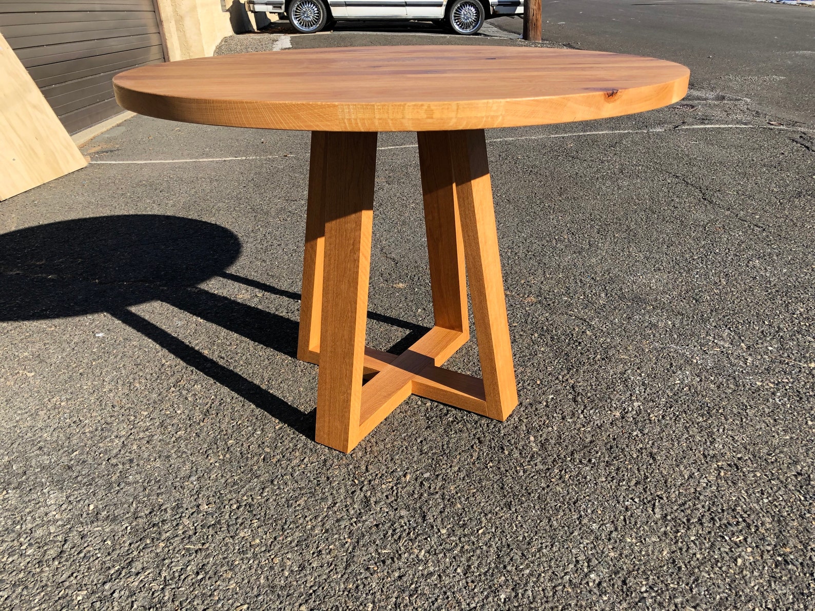 Tapered Pedestal Table - Etsy