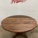 X Base Round Table Walnut - Etsy