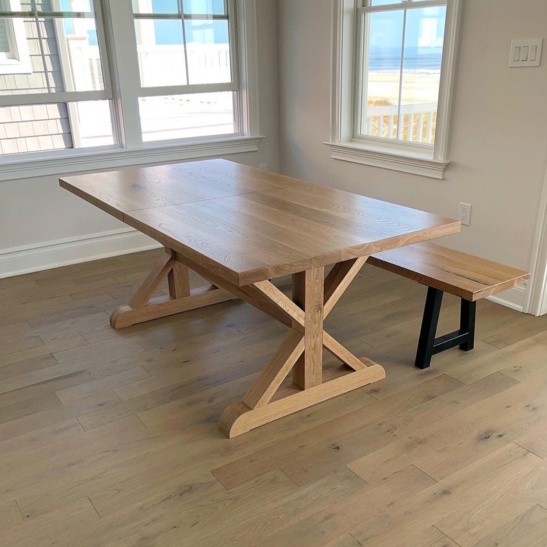 X Style French Trestle Farm Table - Etsy