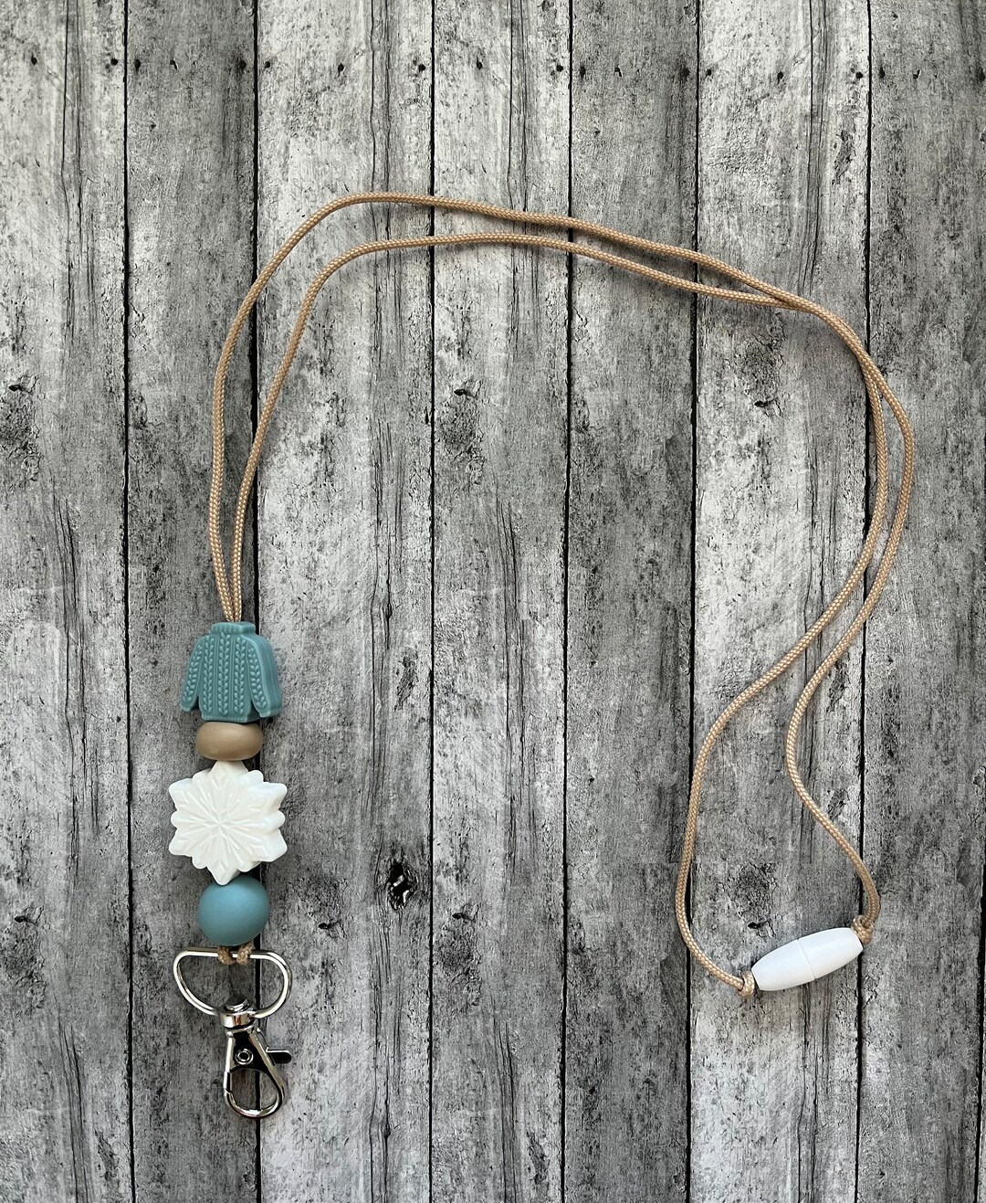 Sweater Weather Lanyard, Teacher Gift, Teacher, Badge ID Holder, Office ...