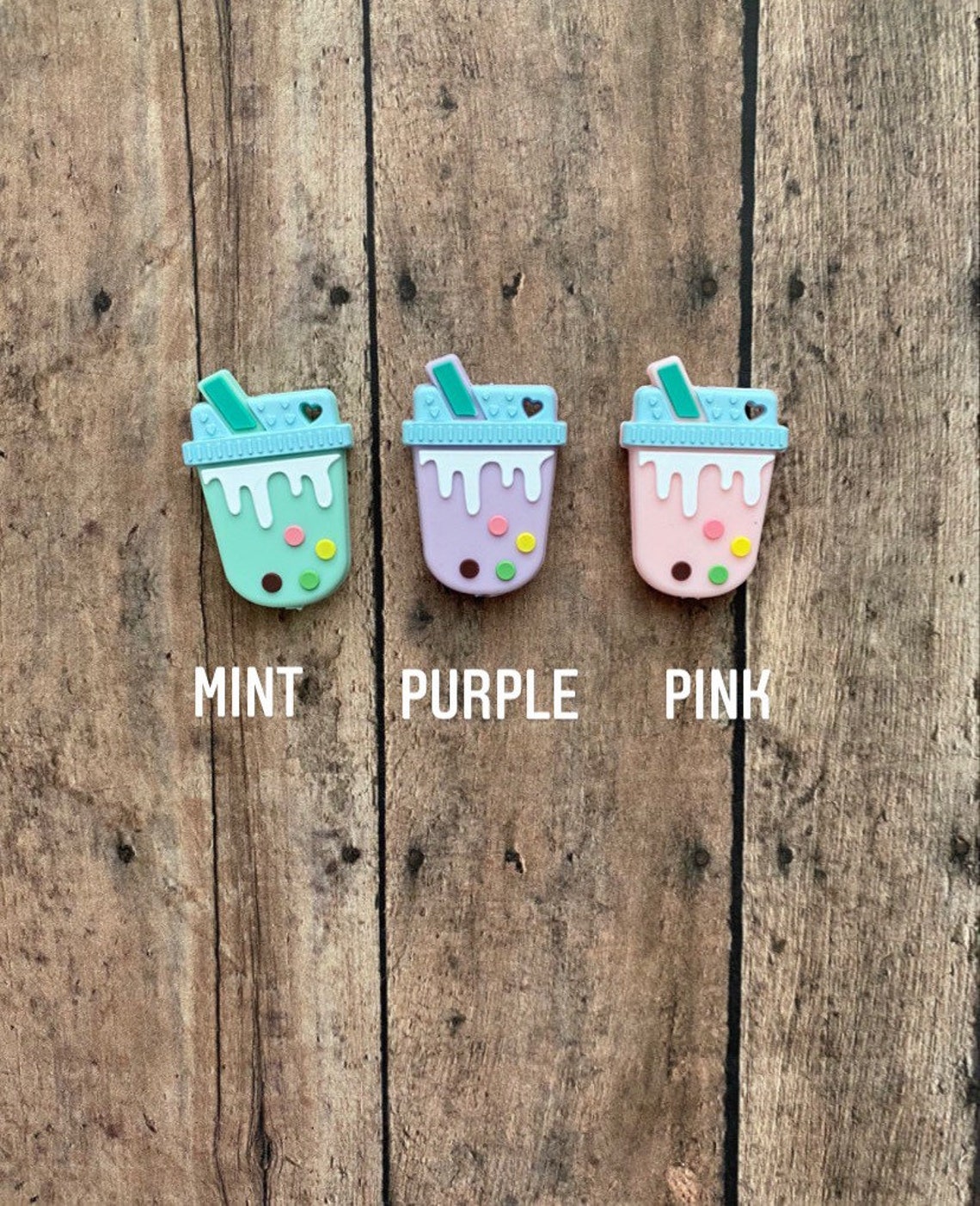 Boba Tea Custom Name Tag Keychain, Bag Bling, Zipper Charm, Name Tag ...