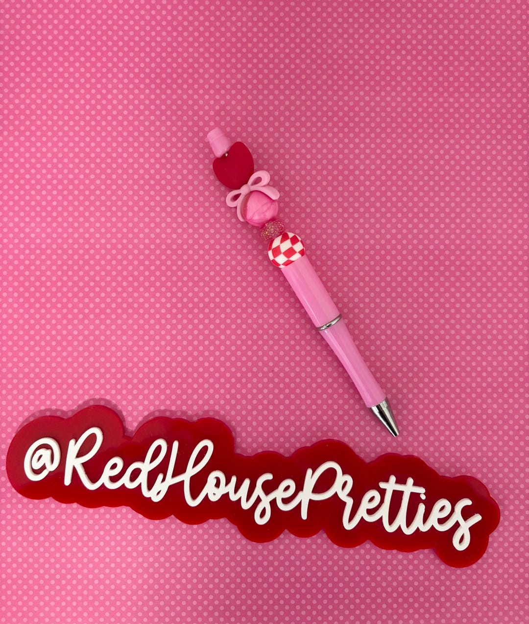 Valentine Pen, Ink Pen, Valentine’s Day, Love, Bows, Hearts, Red, Pink ...
