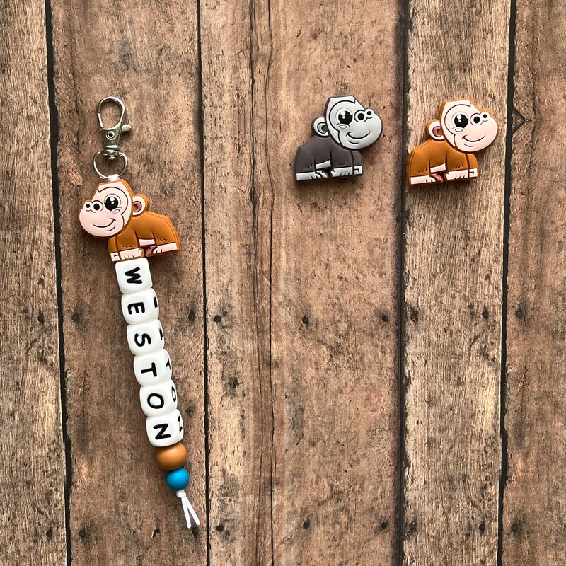 Gorilla Keychain - Etsy