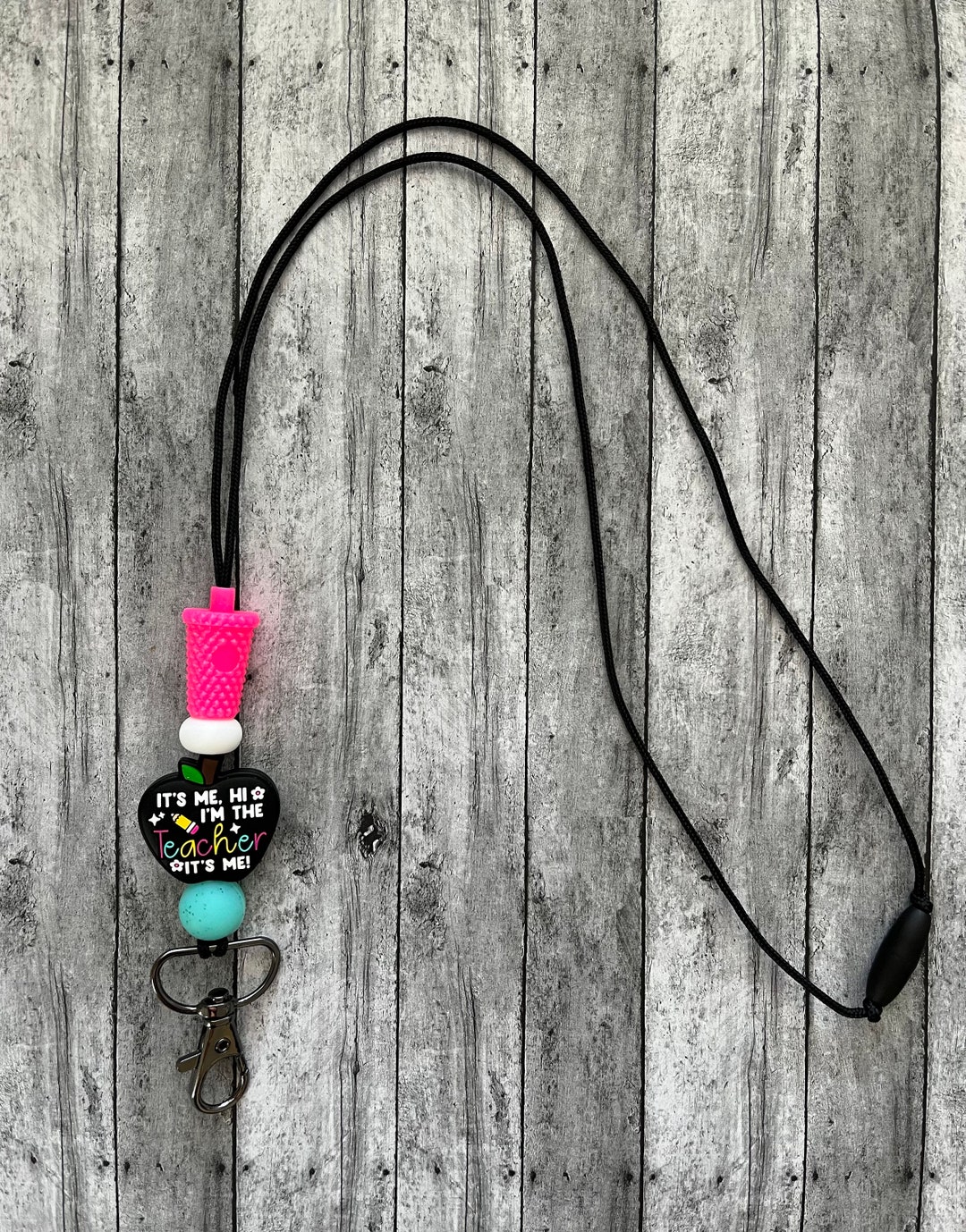 Its Me Lanyard Teacher Gift Teacher Badge ID Holder - Etsy