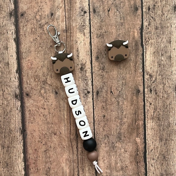 Bison Charm - Etsy