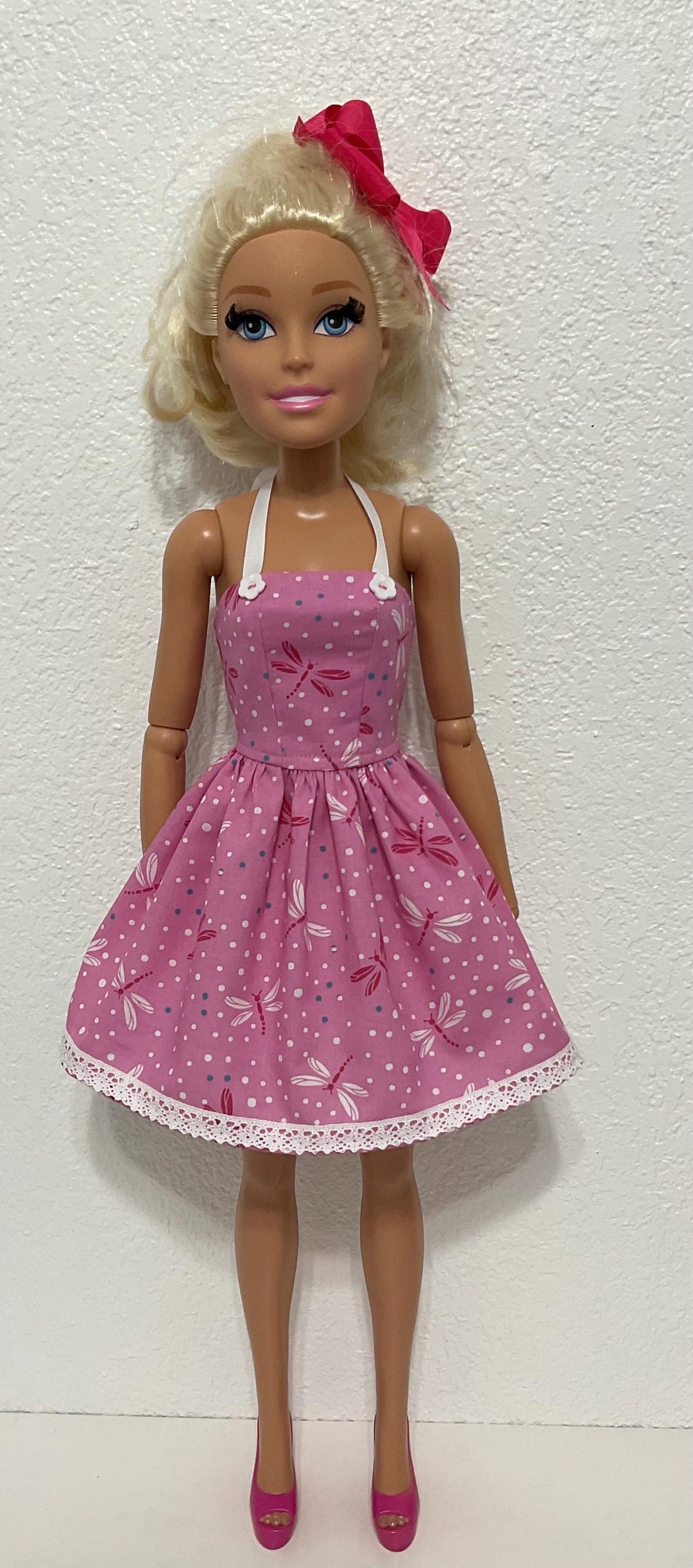 Pink Dress for a 28” Tall Barbie Doll. - Etsy