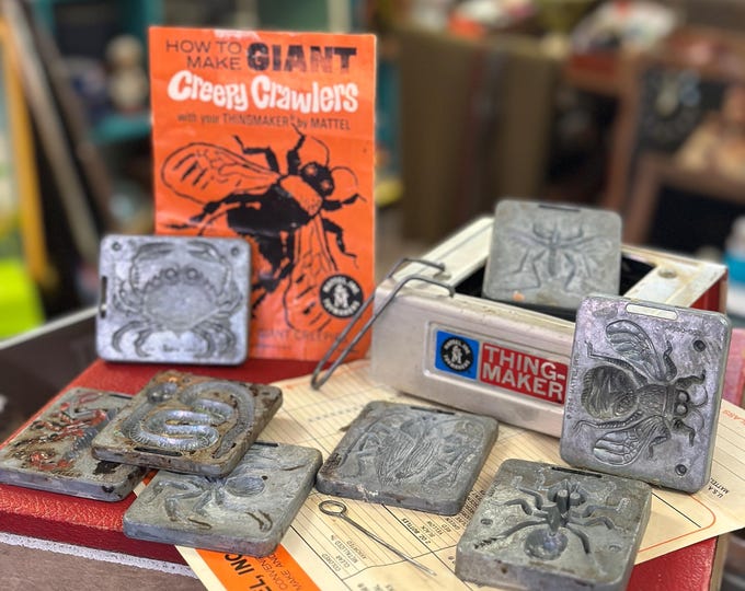Vintage 1960s Creepy Crawlers Mattel Inc. Toymakers Thingmaker Set - Etsy