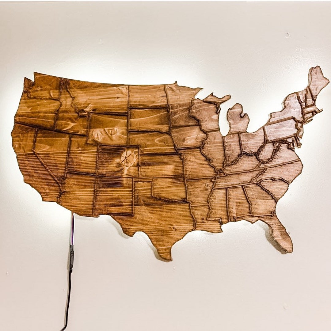 America Map - Etsy