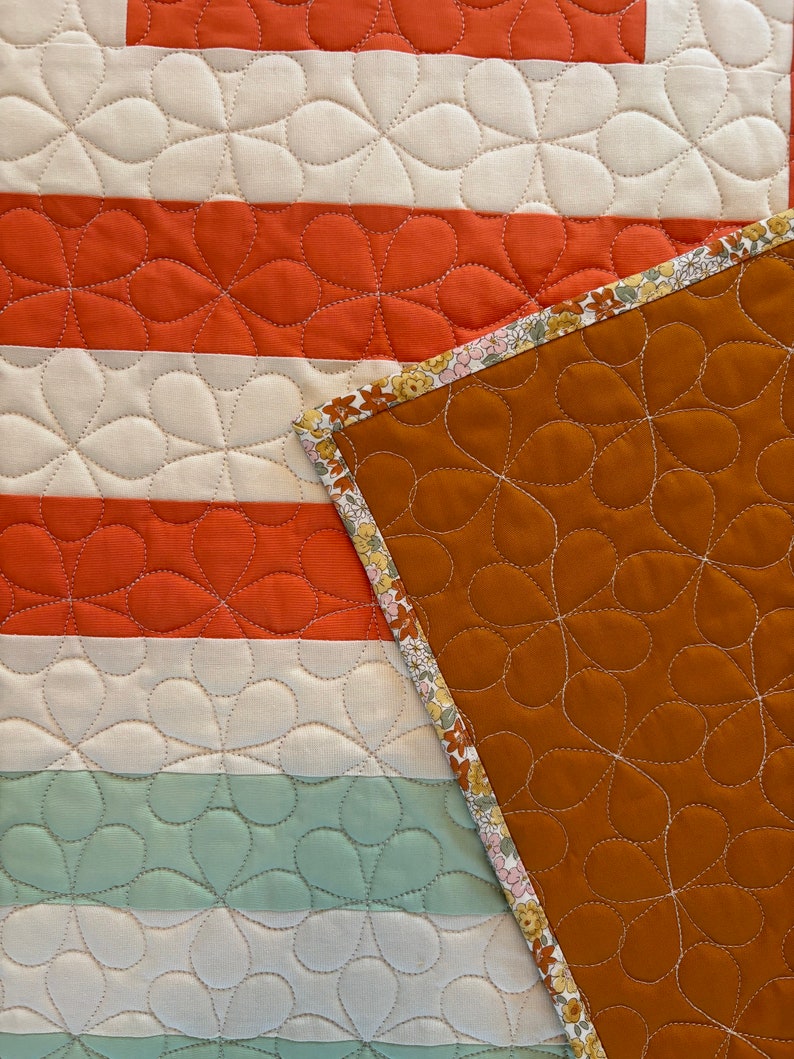 Handmade Modern Baby Quilt: Suzy Quilts Fireside Pattern - Etsy