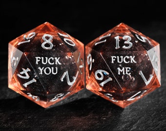 Orange Sand Liquid Core Halloween Pumpkin Dice Set - Etsy