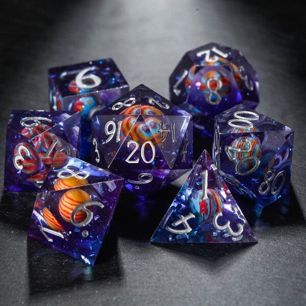 Dice Set Galaxy - Etsy