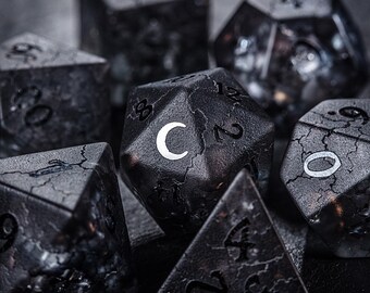 Orange Sand Liquid Core Halloween Pumpkin Dice Set - Etsy