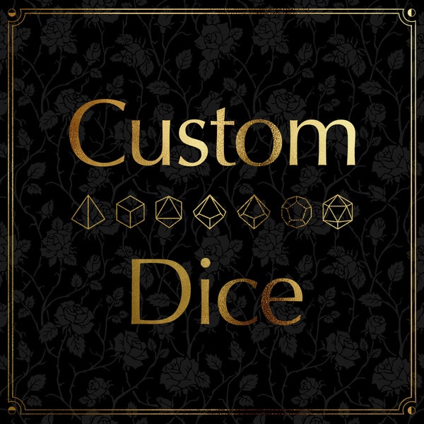 Custom Dice - Etsy
