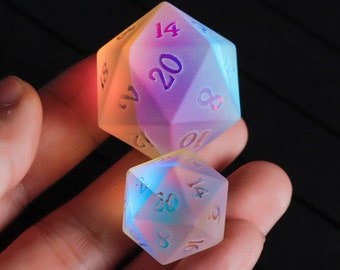 Glass D20 | Etsy