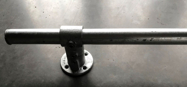 Galvanised Industrial Chunky Pipe Hanging Rail - Etsy UK