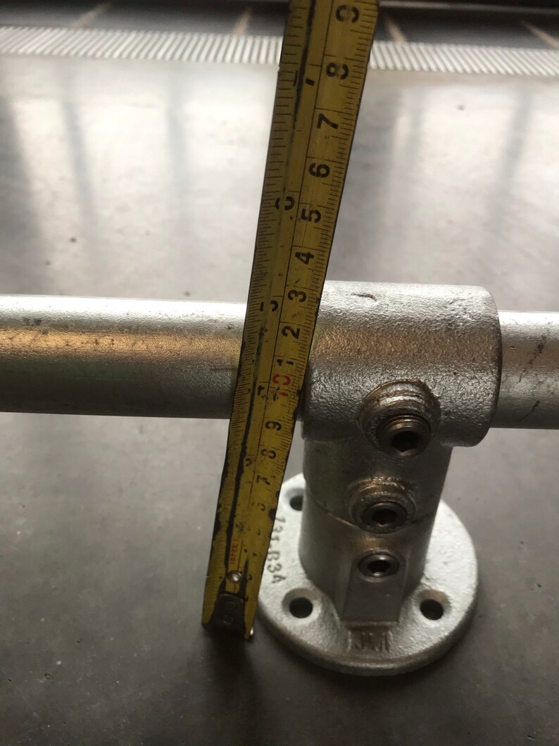 Galvanised Industrial Chunky Pipe Hanging Rail | Etsy UK